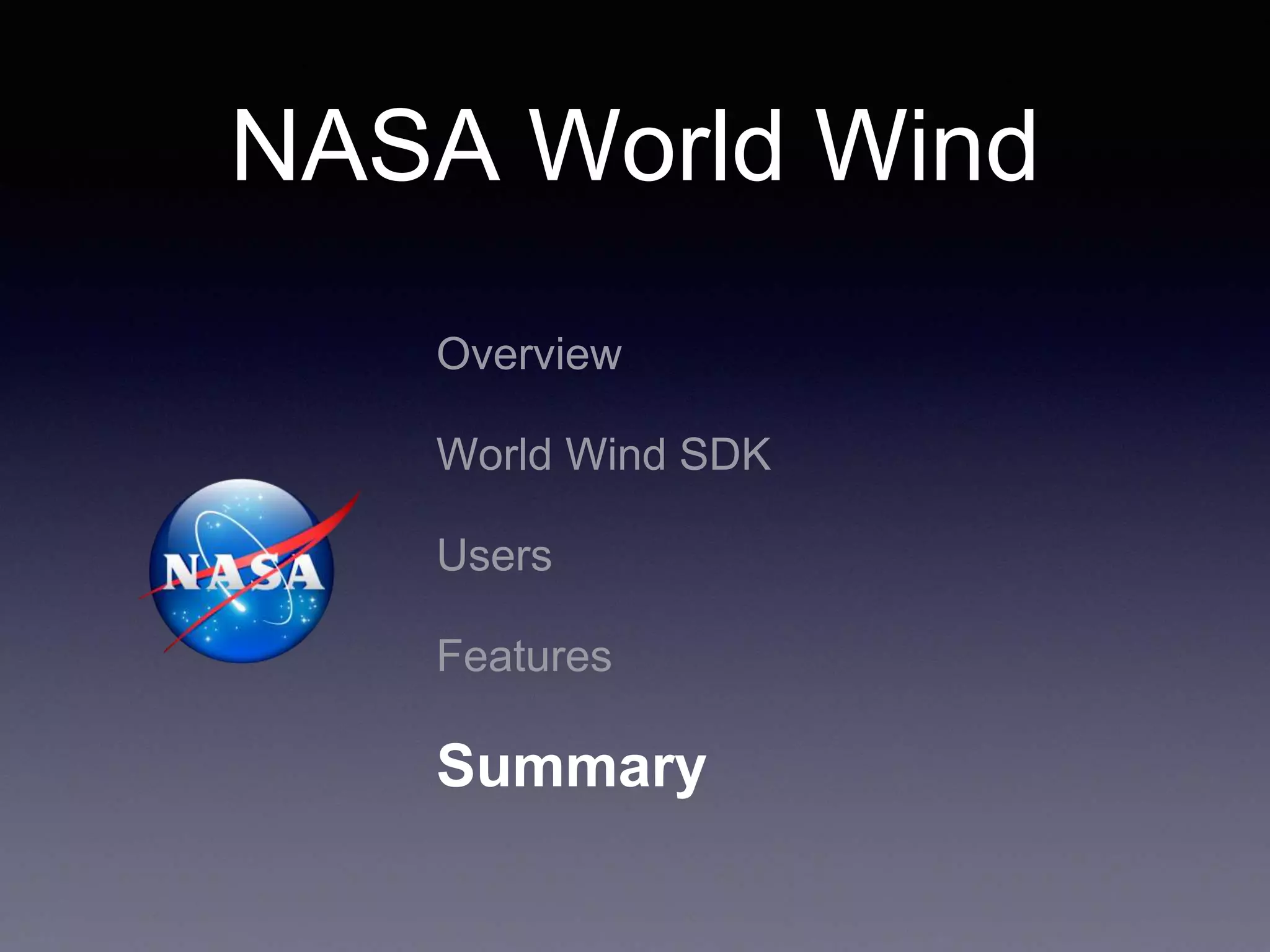 NASA WorldWind | PPTX