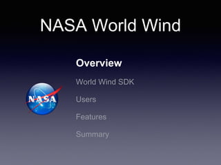 NASA WorldWind | PPTX