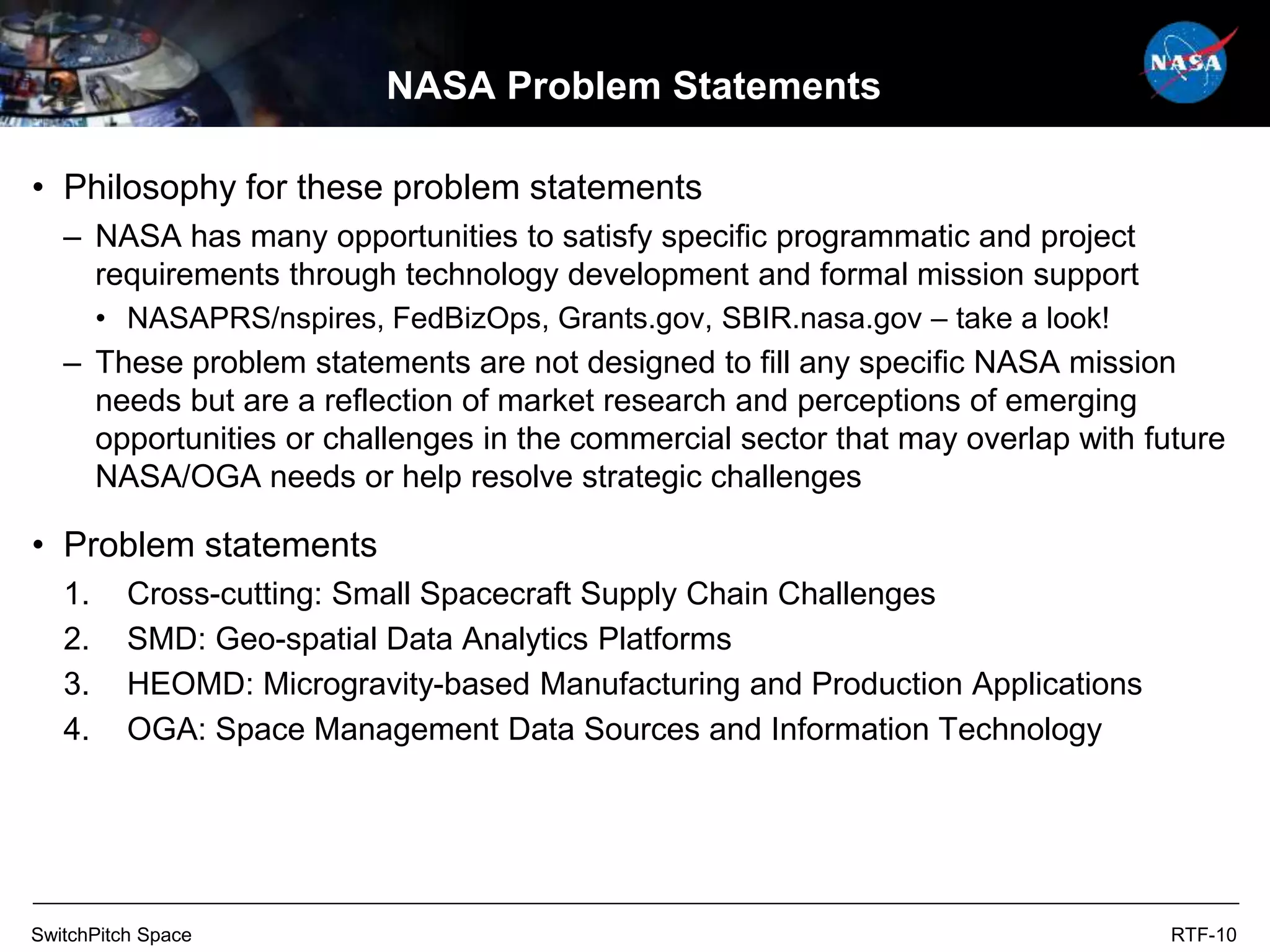 Nasa #1 | PPT