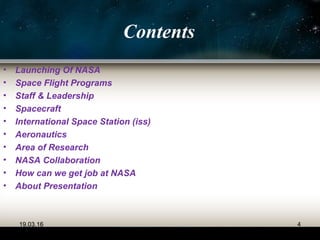 About NASA | PPT