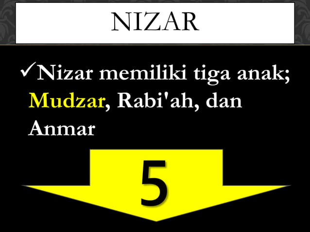 Nasab Nabi Muhammad SAW. dari Nabi Ibrahimpptx | PPTX