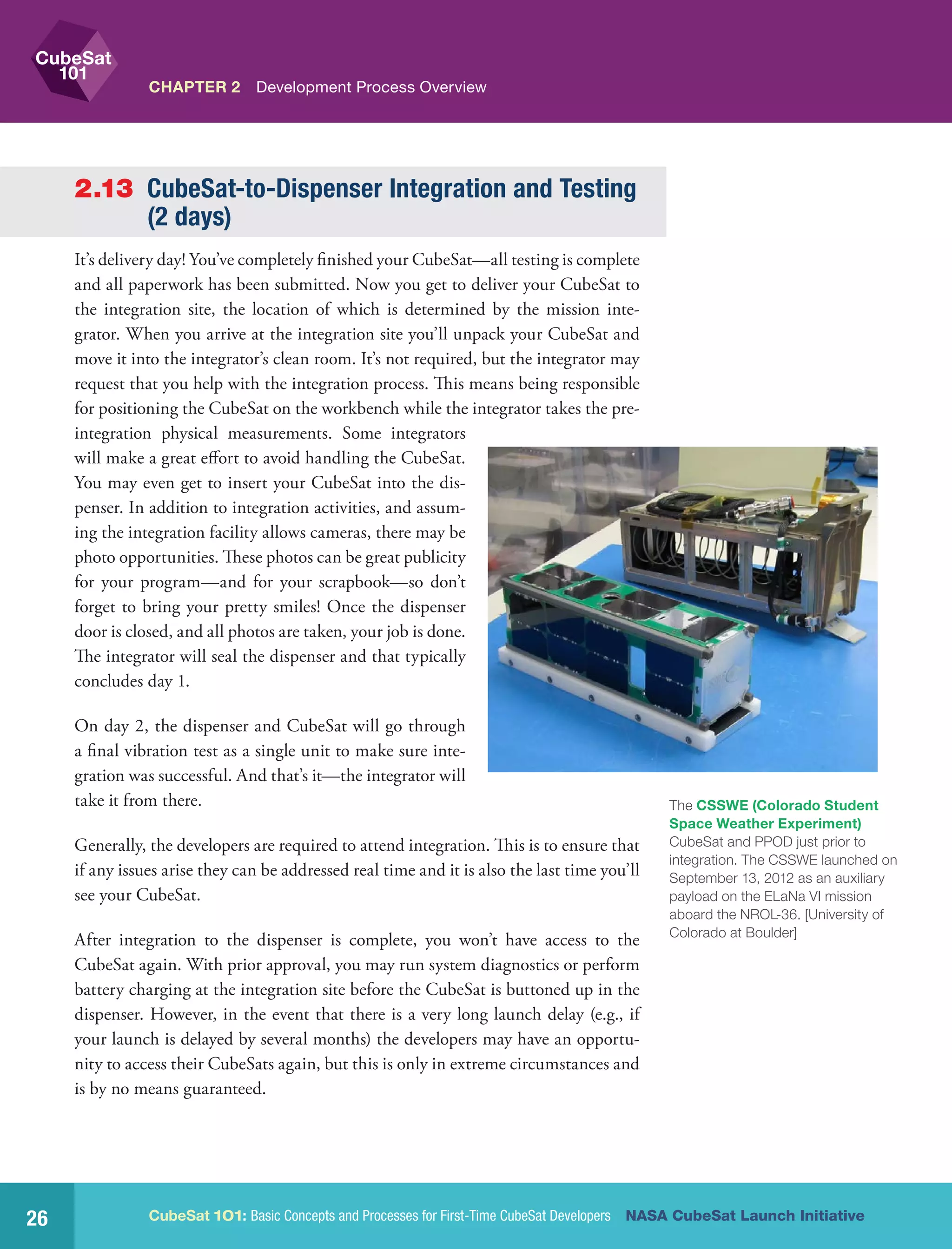 Nasa csli cubesat 101 | PDF