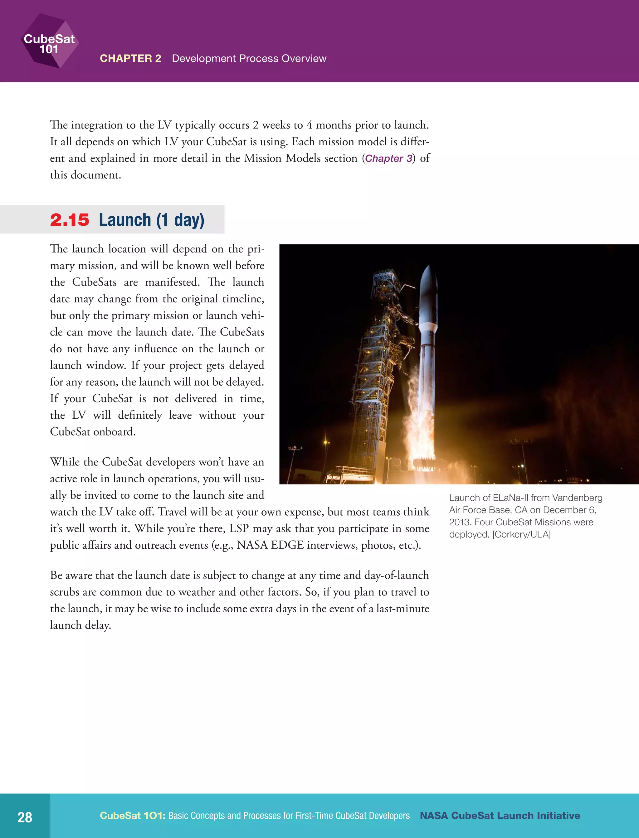 Nasa csli cubesat 101 | PDF
