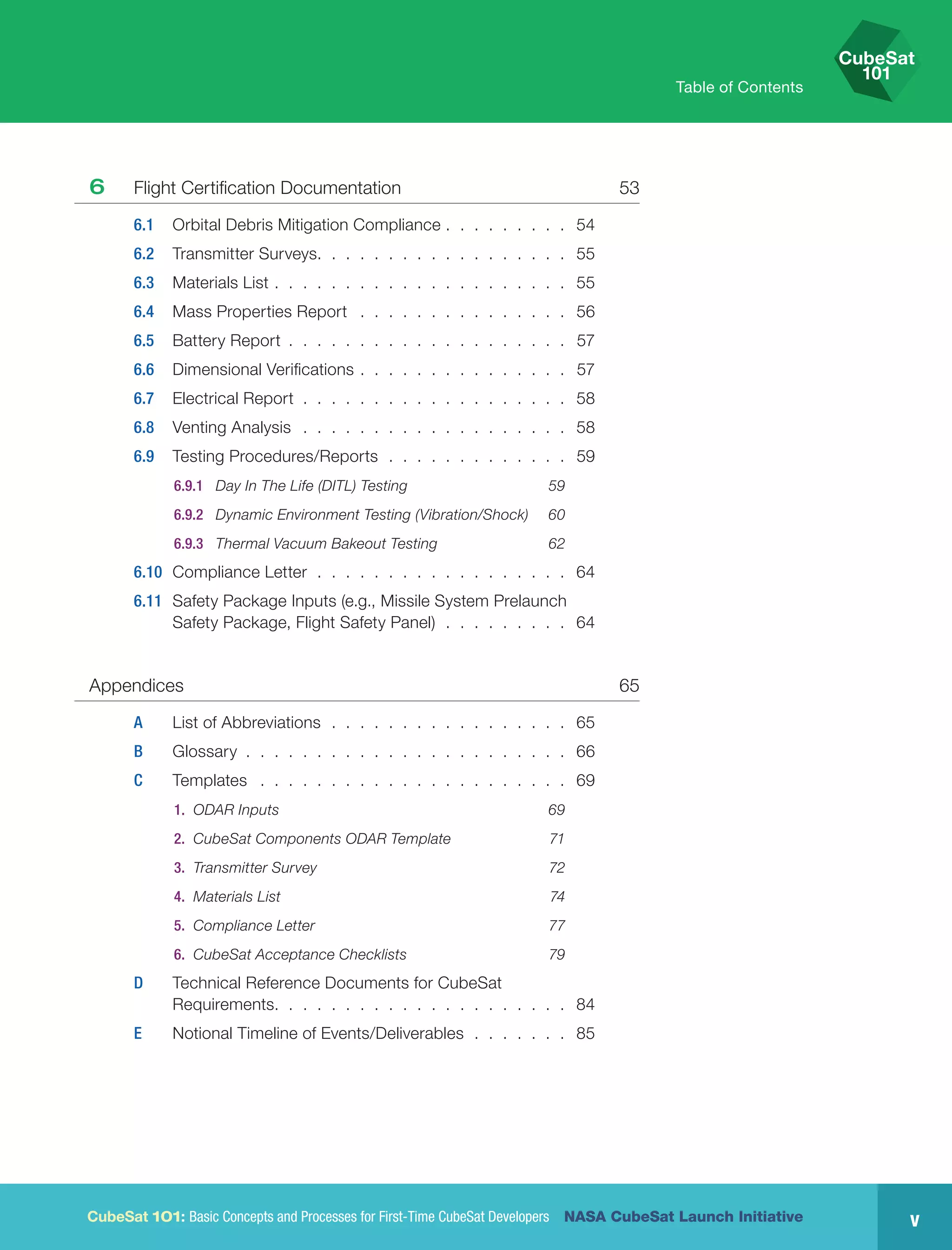 Nasa csli cubesat 101 | PDF