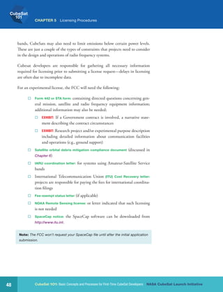 Nasa csli cubesat 101 | PDF