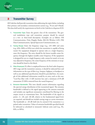 Nasa csli cubesat 101 | PDF