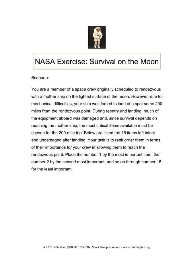 Nasa Exercise | PDF | Geography | Science