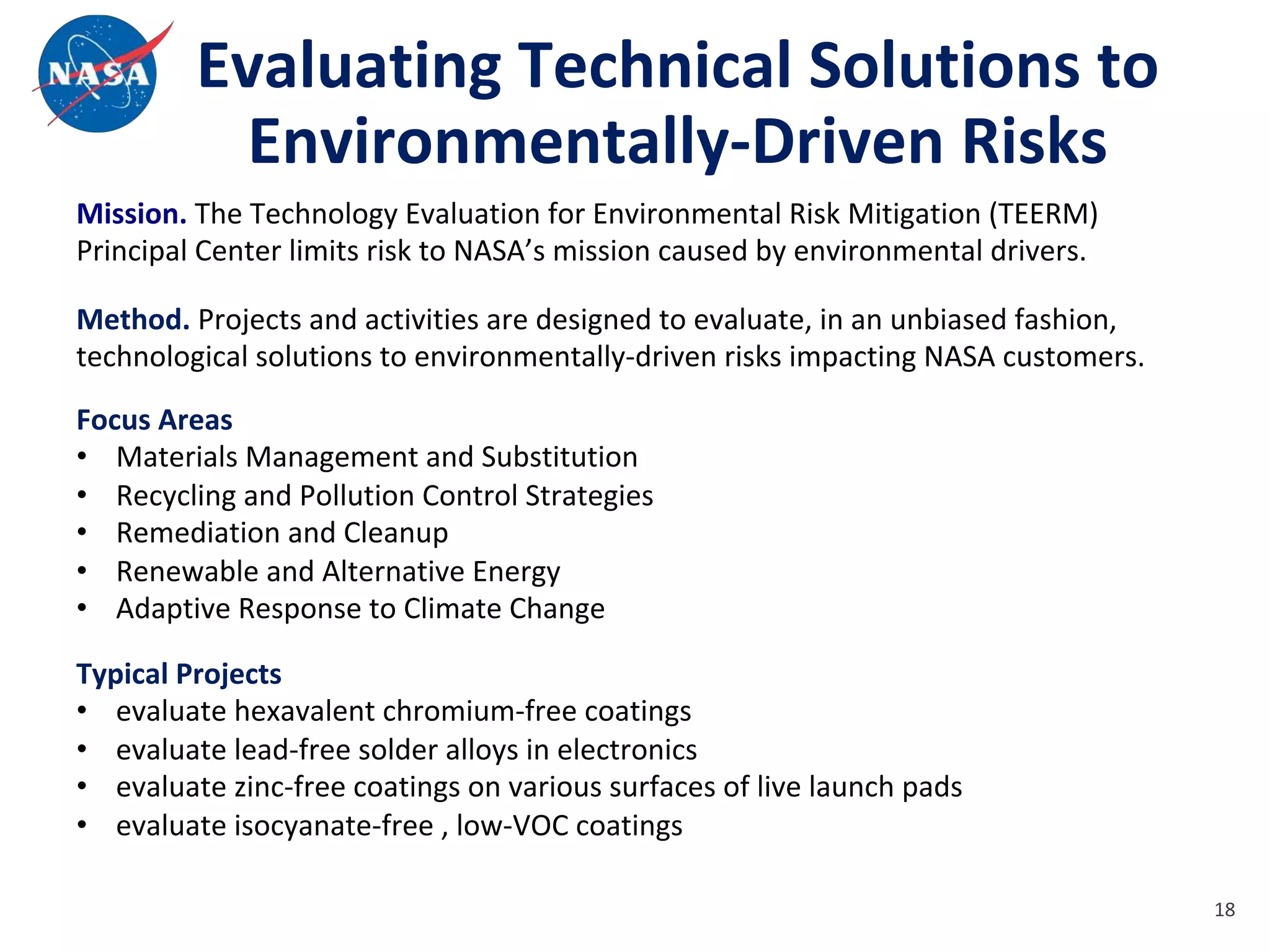 Nasa and Green Engineering | PPT