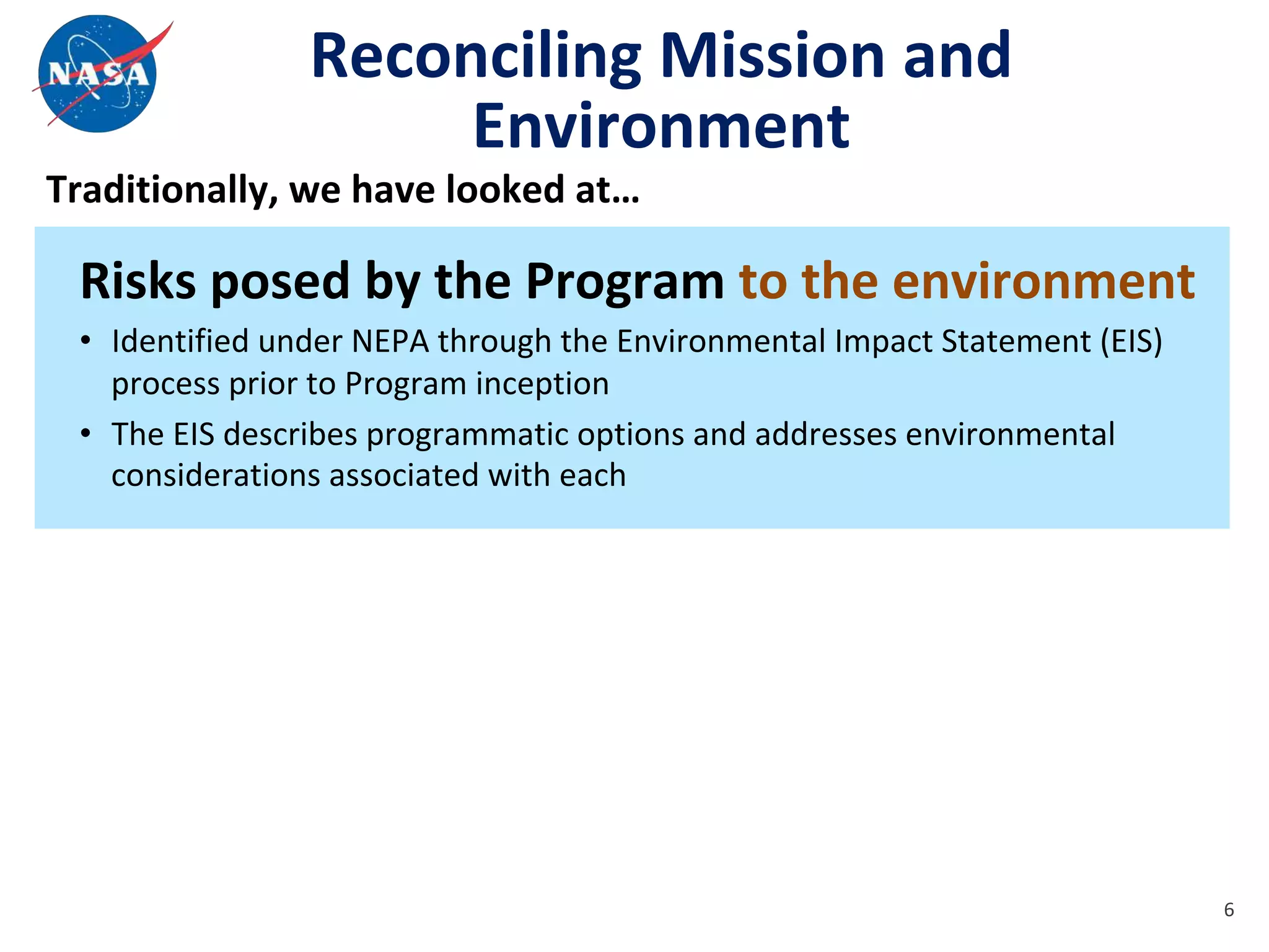 Nasa and Green Engineering | PPT