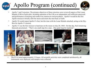 NASA Achievements - Past, Present and Future | PPT