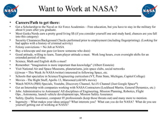 Nasa Job Description