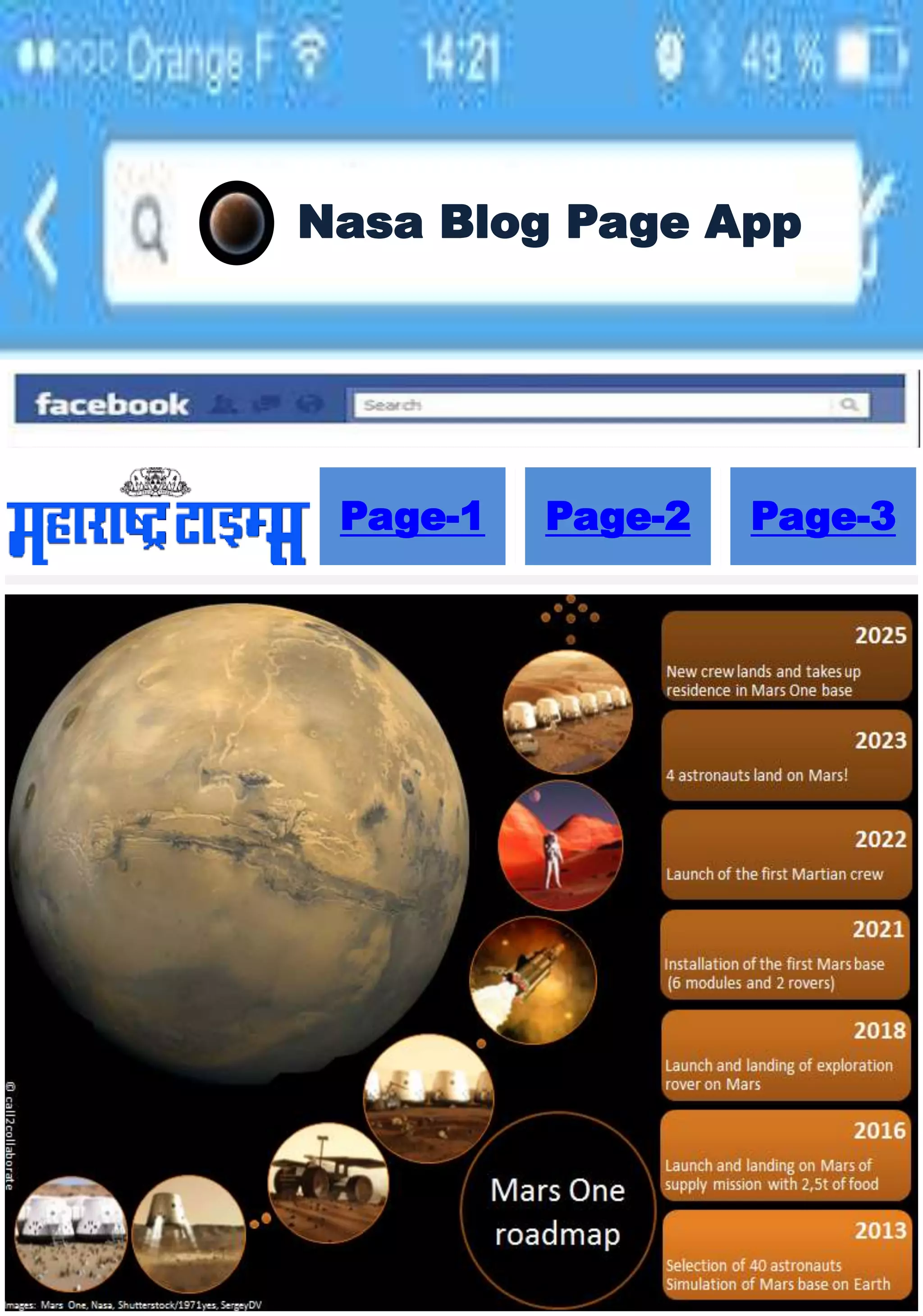 Nasa infonet page app | PPTX