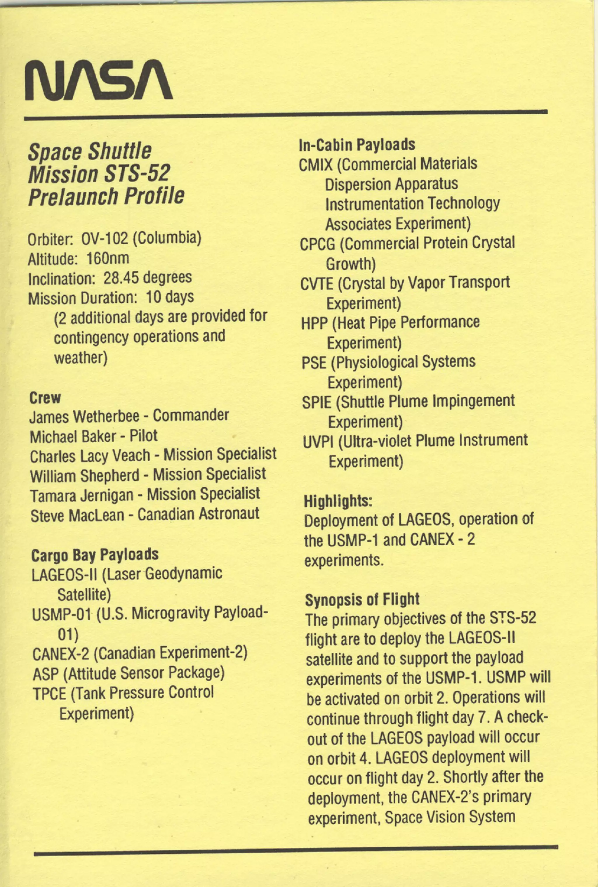 NASA invitation | PDF