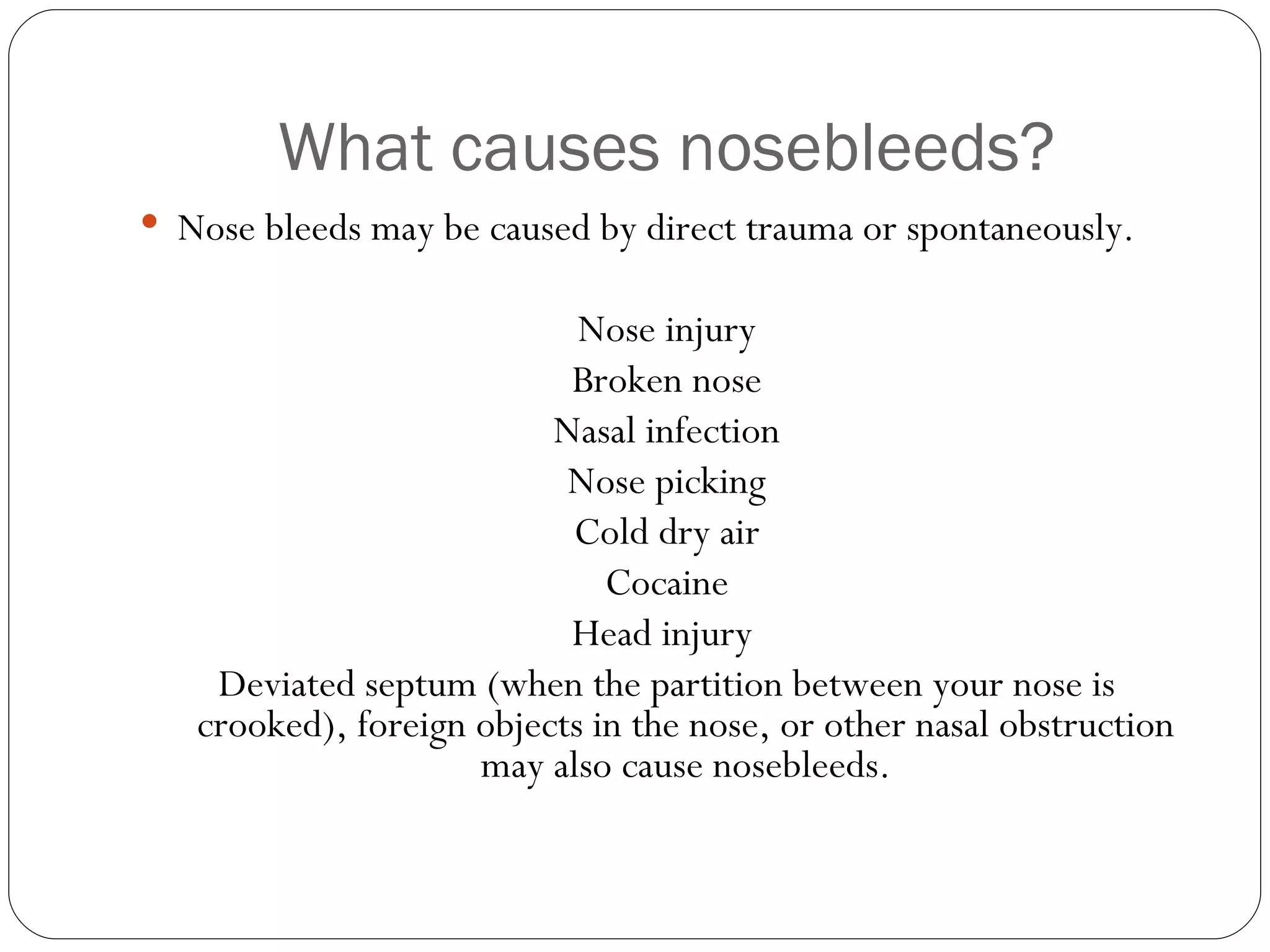Nasal Fractures | PPT