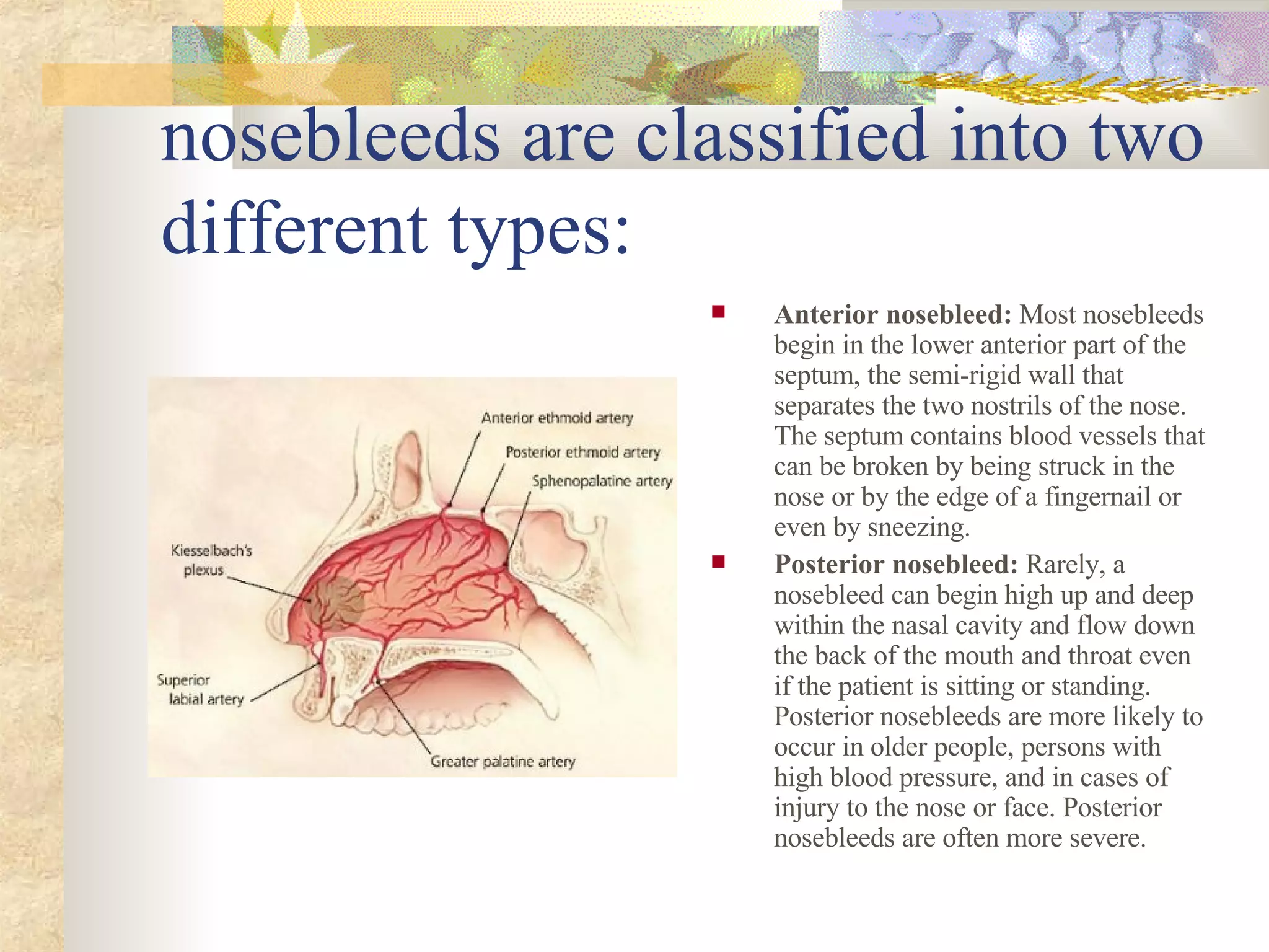 Nasal Injuries Ppt