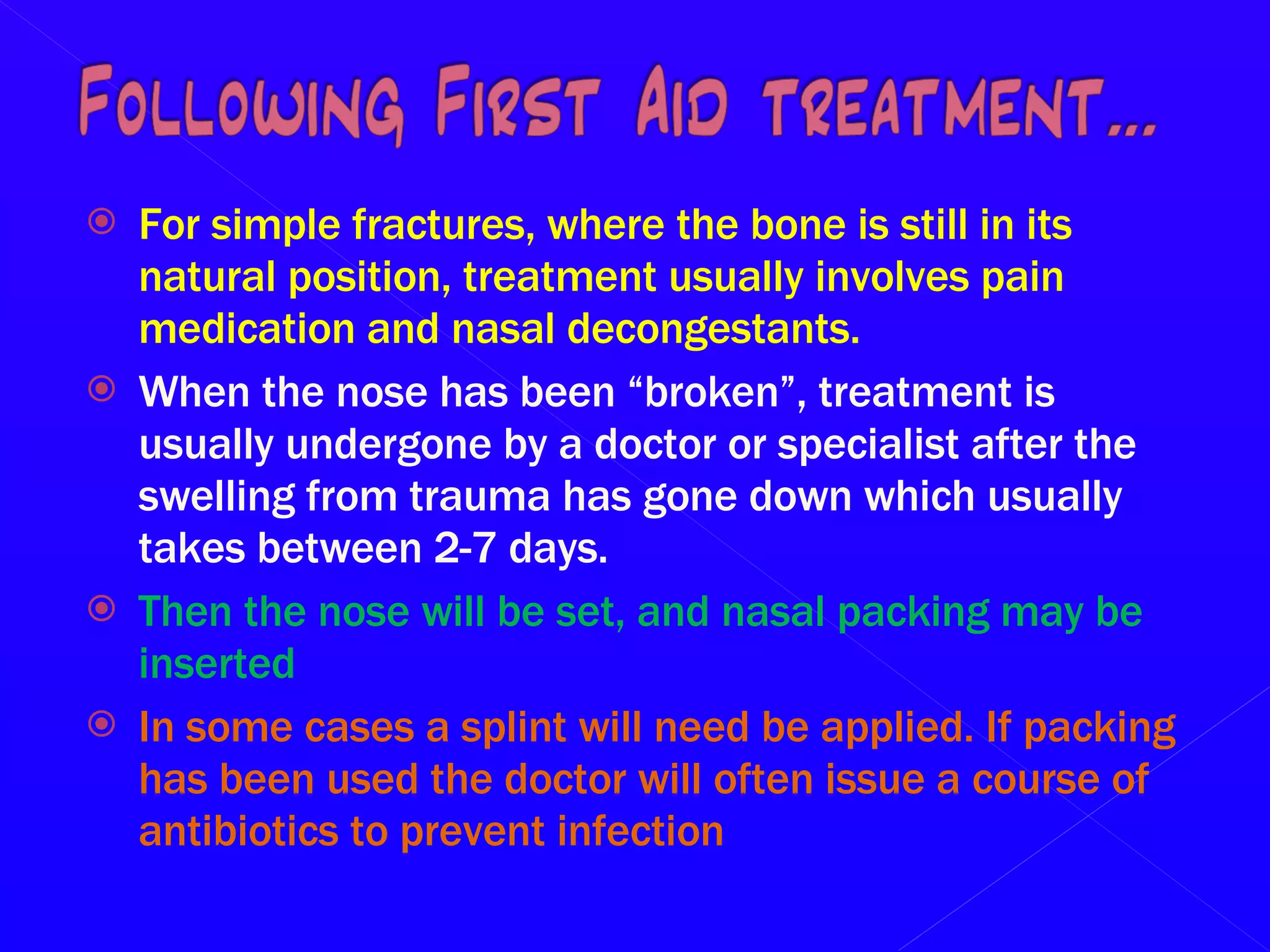 Nasal Injuries | PPT