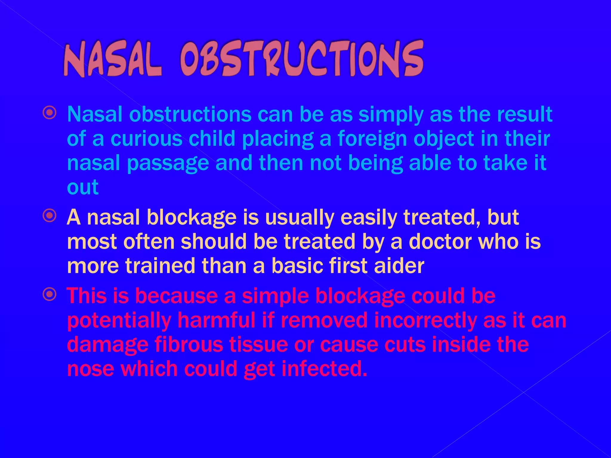 Nasal Injuries | PPT