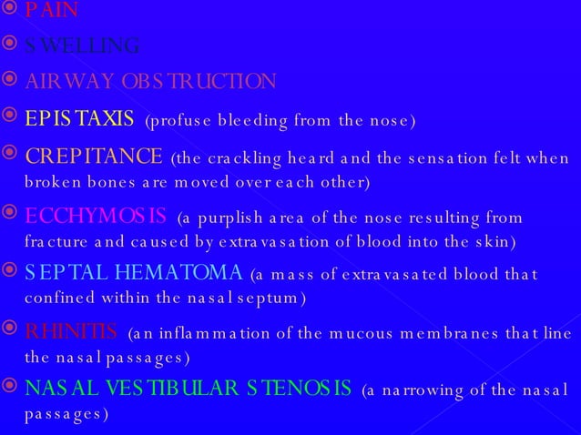 Nasal Injuries | PPT | First Aid | Injuries