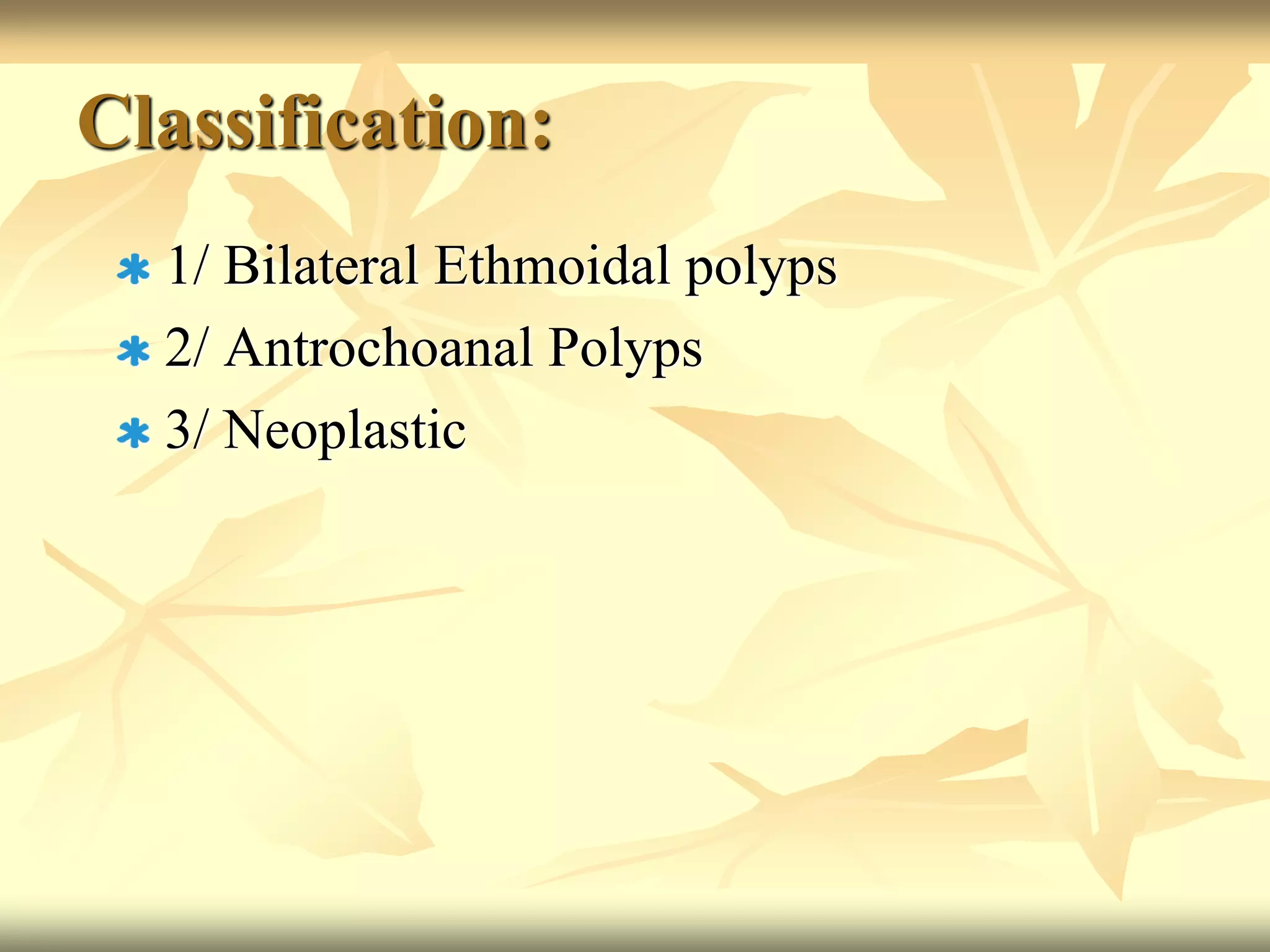 Nasal polyps | PPT