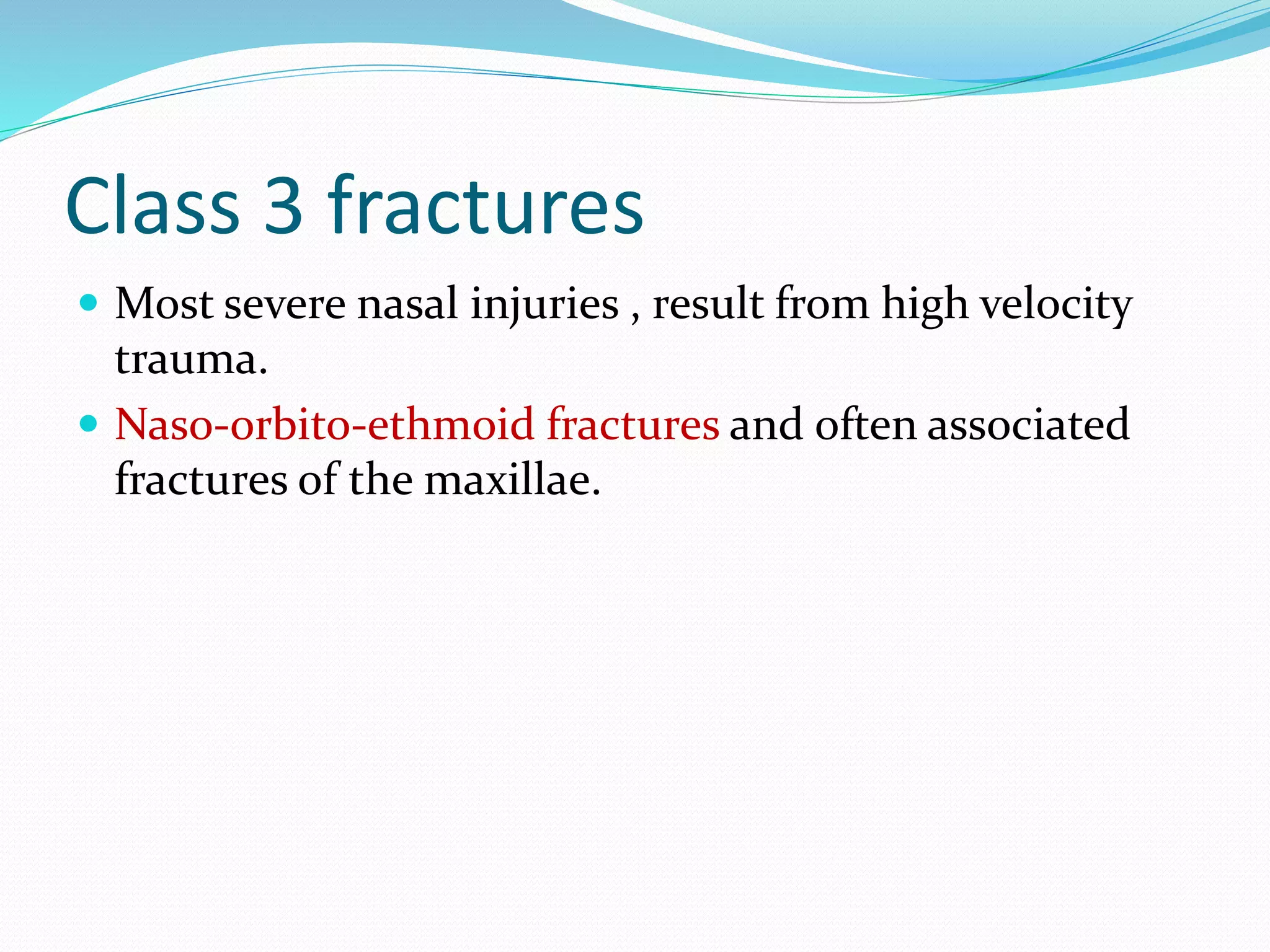 Nasal and facial fractures | PPTX