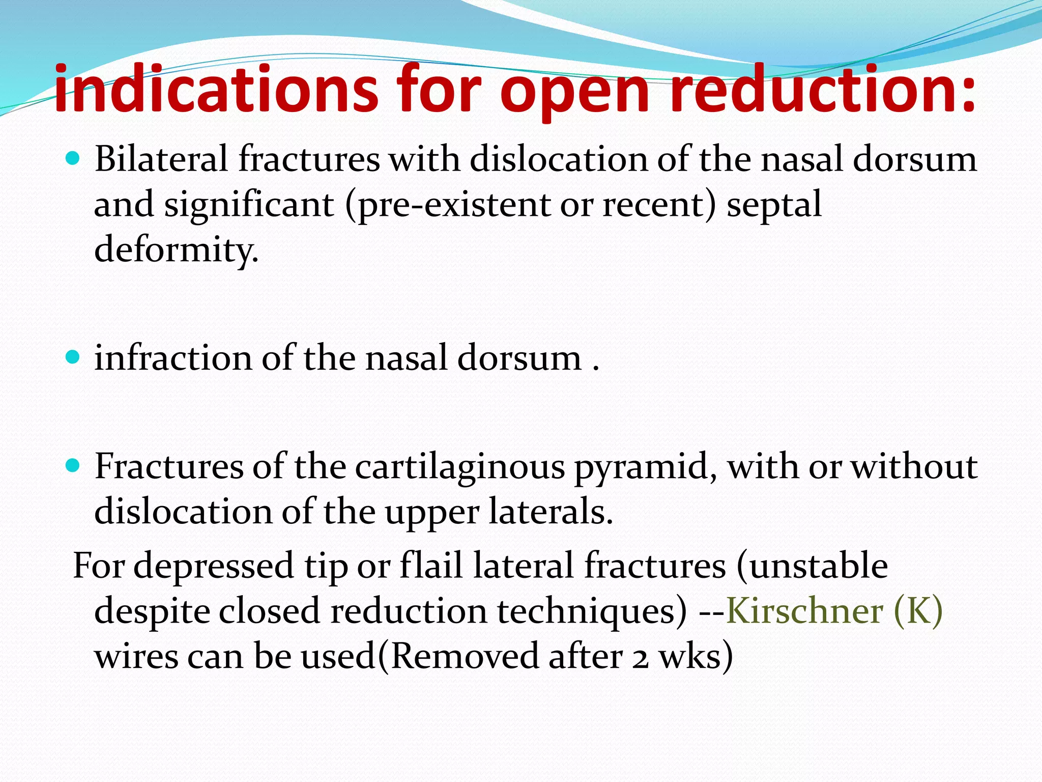 Nasal and facial fractures | PPTX