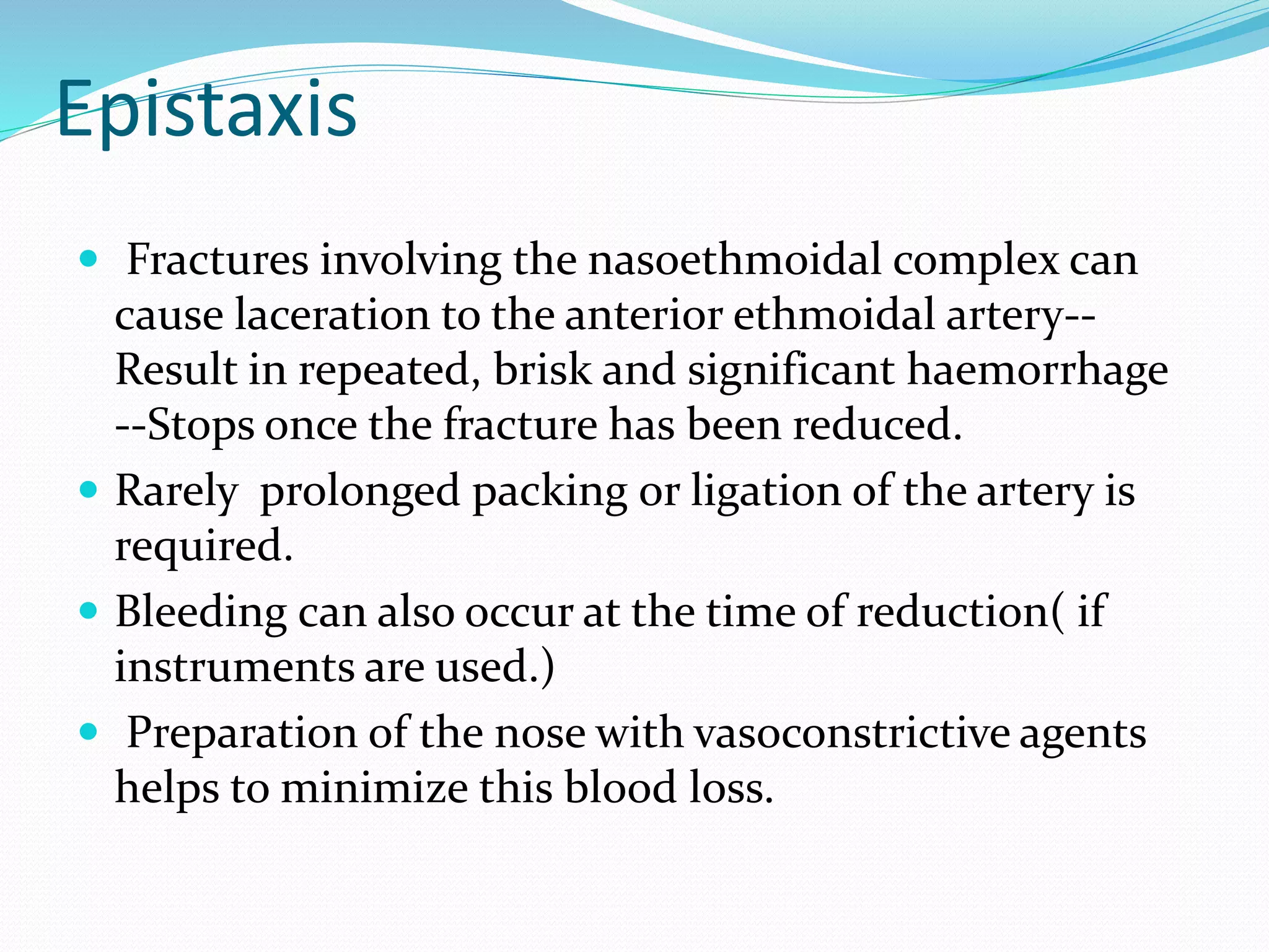 Nasal and facial fractures | PPTX