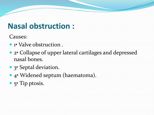 Nasal and facial fractures | PPTX