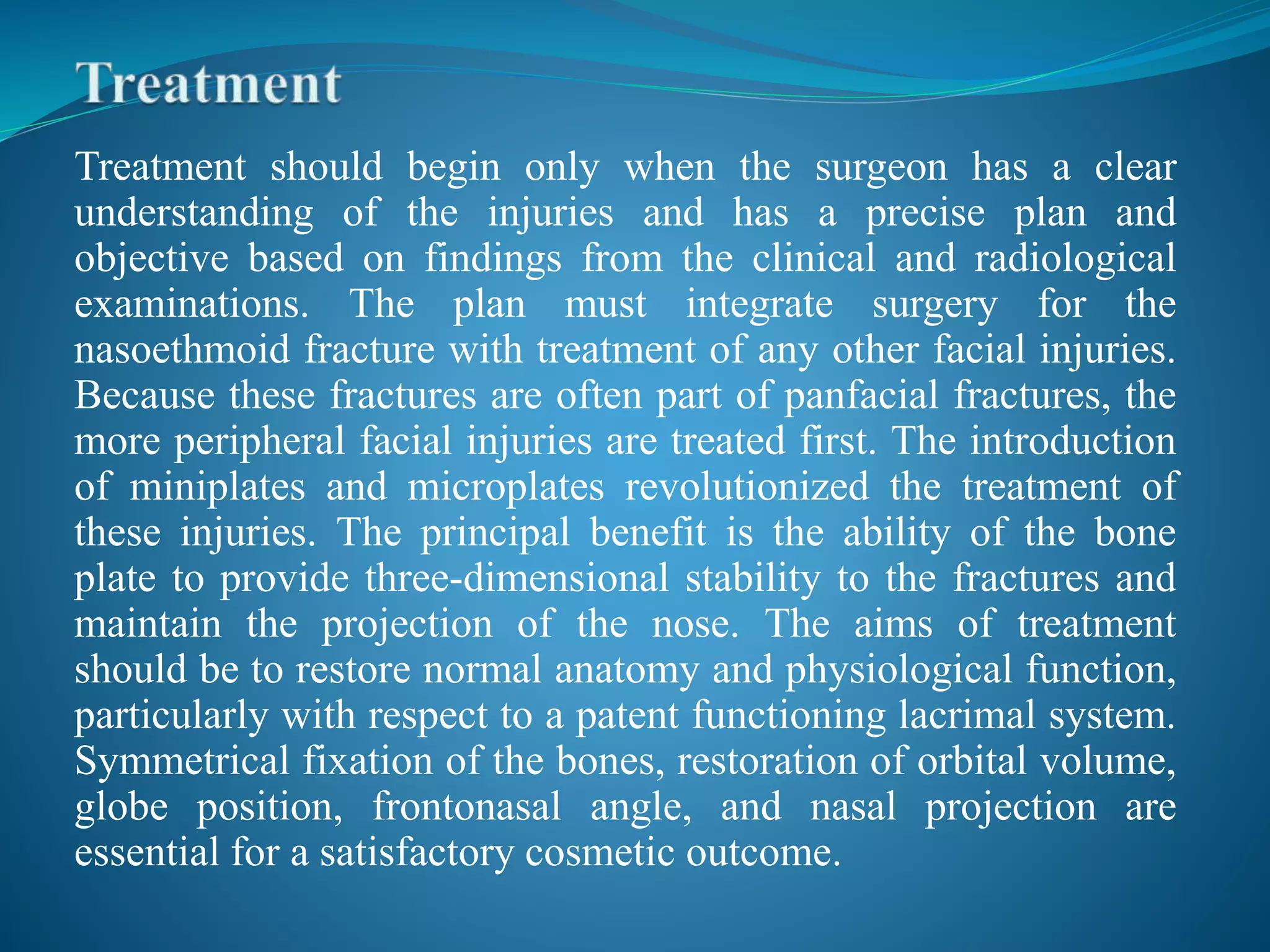 Nasal and nasoethmoidal fractures | PPTX