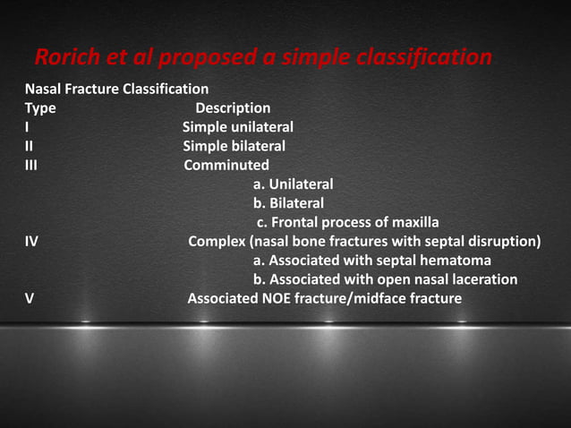 Nasal and noe fractures | PPTX