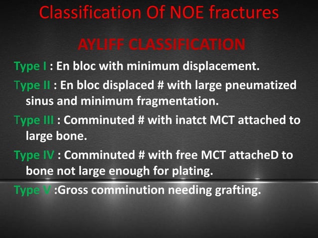 Nasal and noe fractures | PPTX