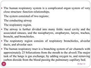 Nasal and pulmonary dds | PPTX