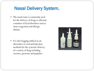 Nasal and pulmonary delivery system - Nainesh patel | PDF