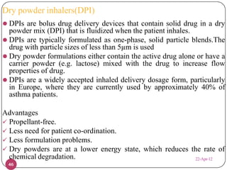 NASAL_AND_PULMONARY_DRUG_DELIVERY SYSTEM | PPT