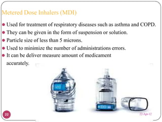 NASAL_AND_PULMONARY_DRUG_DELIVERY SYSTEM | PPT