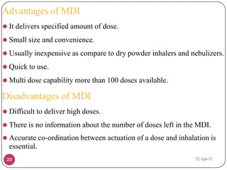 NASAL_AND_PULMONARY_DRUG_DELIVERY SYSTEM | PPT