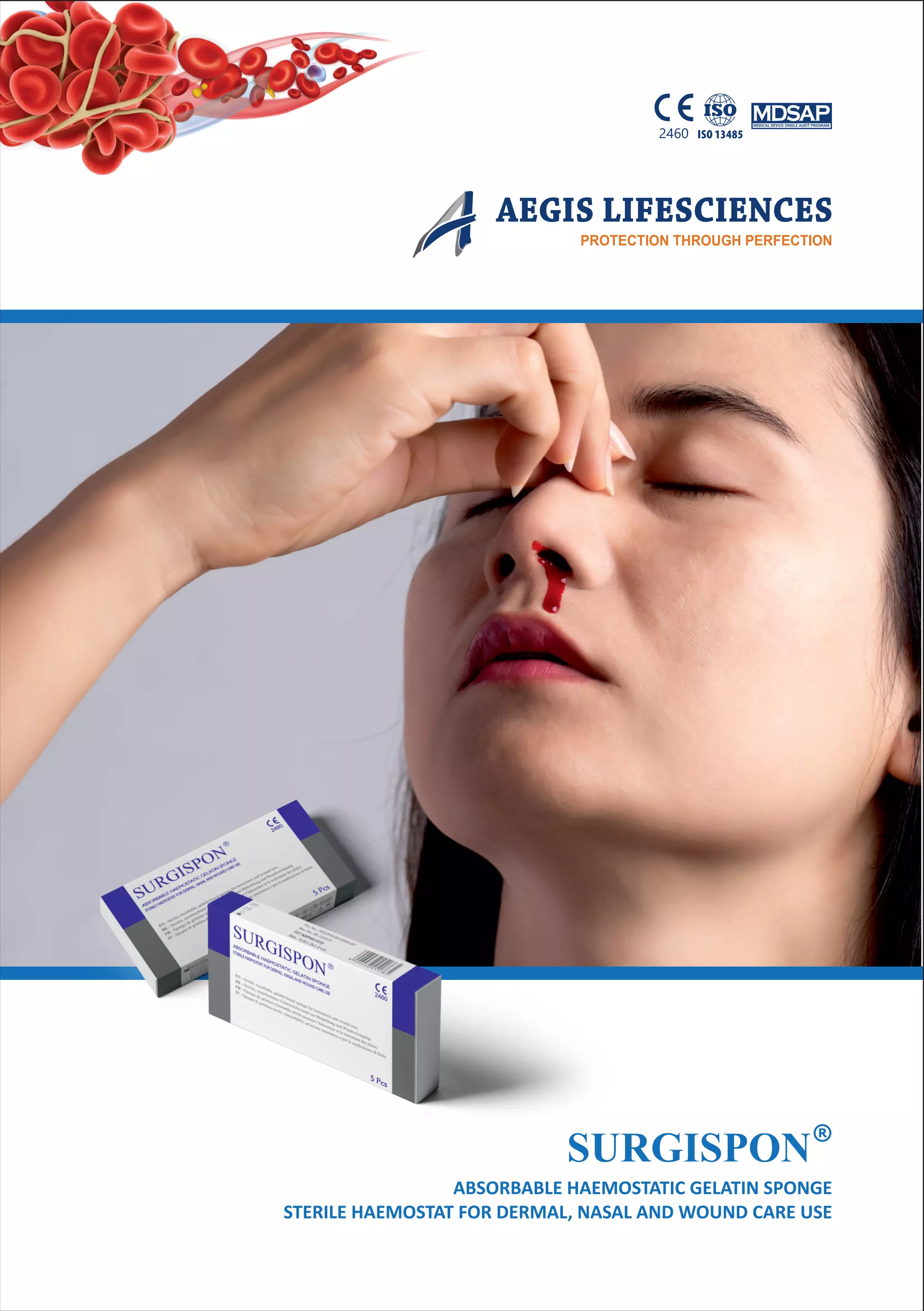 SURGISPONⓇ ABSORBABLE HAEMOSTATIC GELATIN SPONGE | PDF | Blood ...