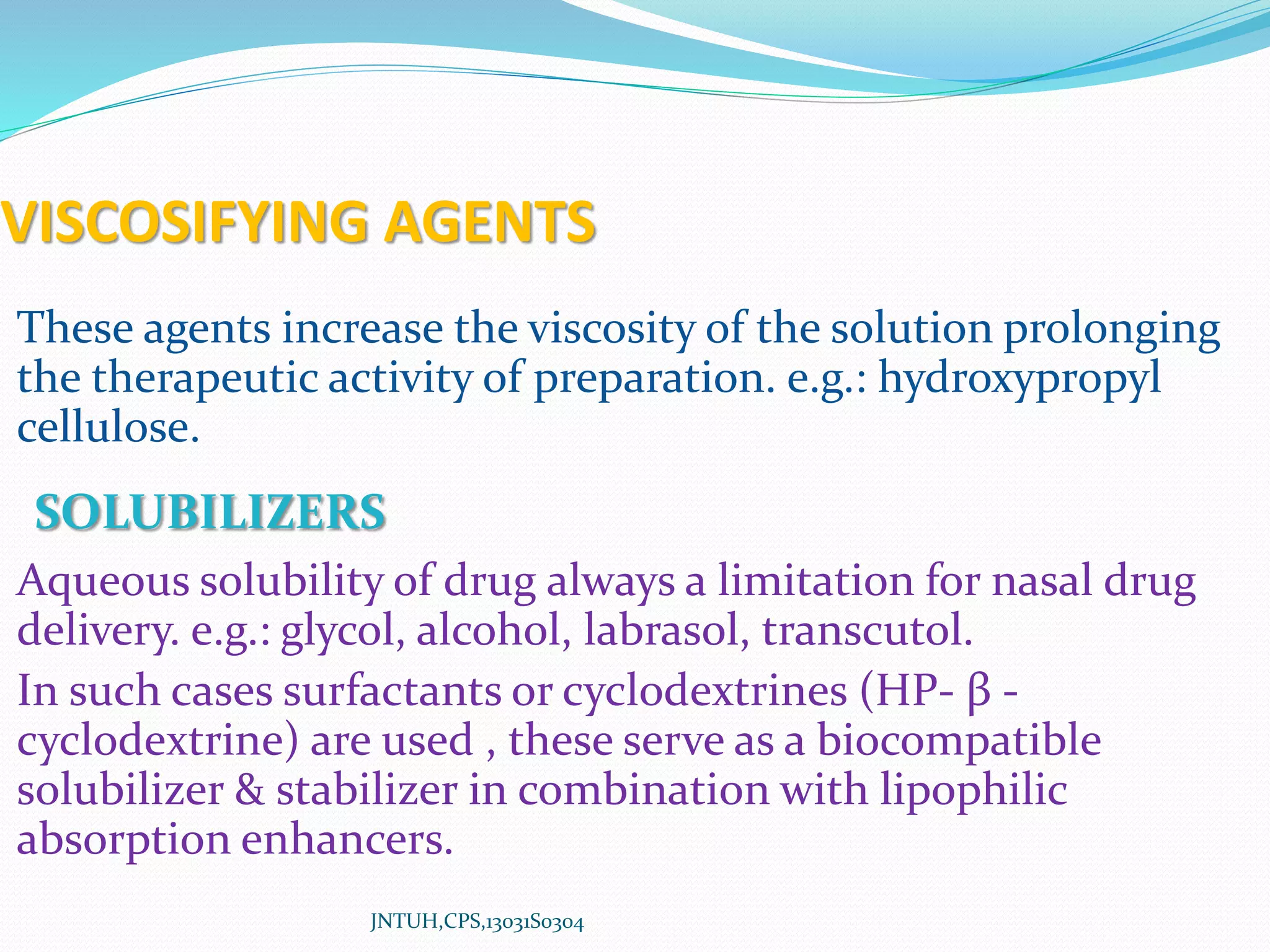 Nasal Drug Delivery System | PDF