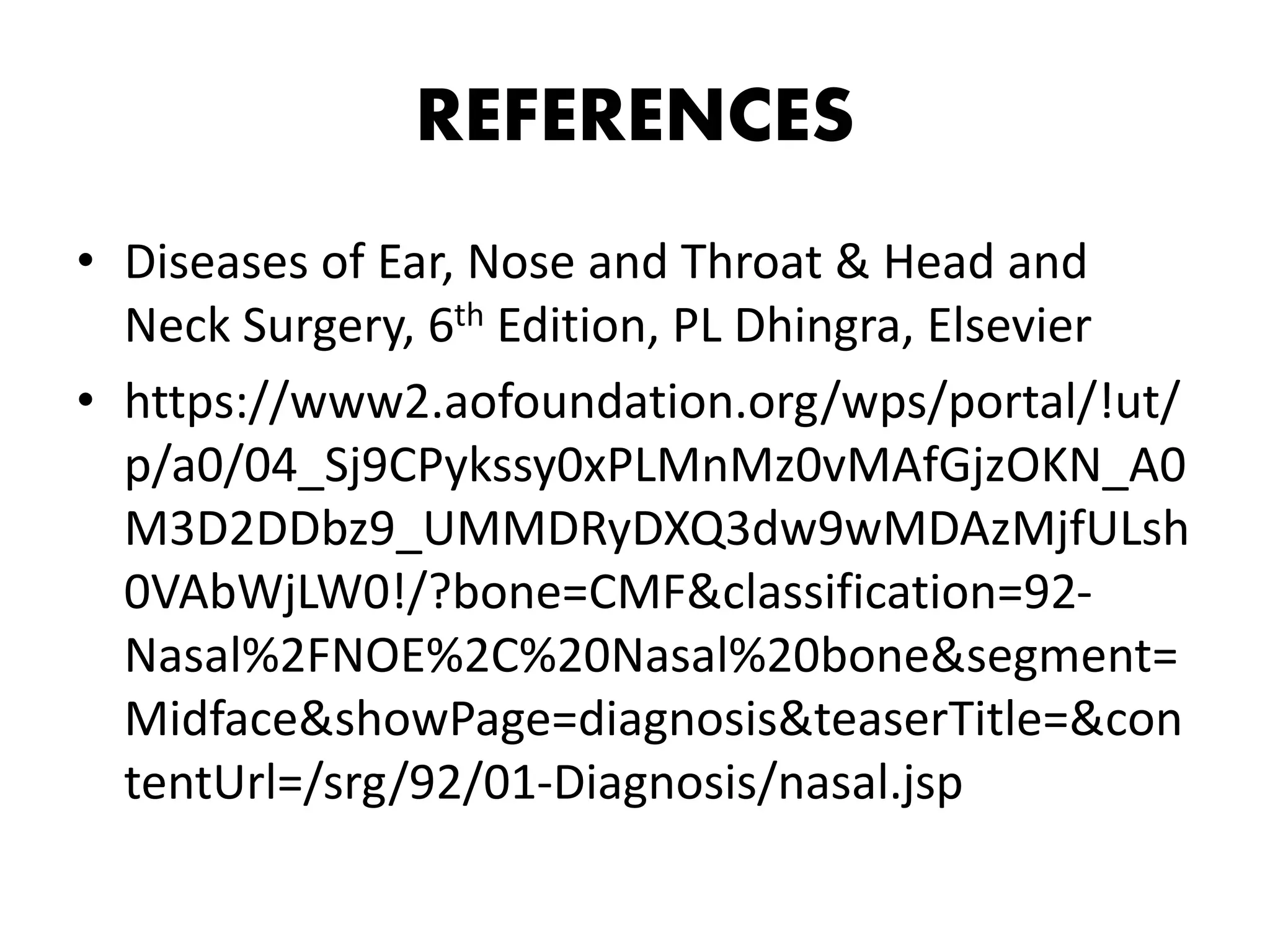 NASAL BONE FRACTURE | PPTX