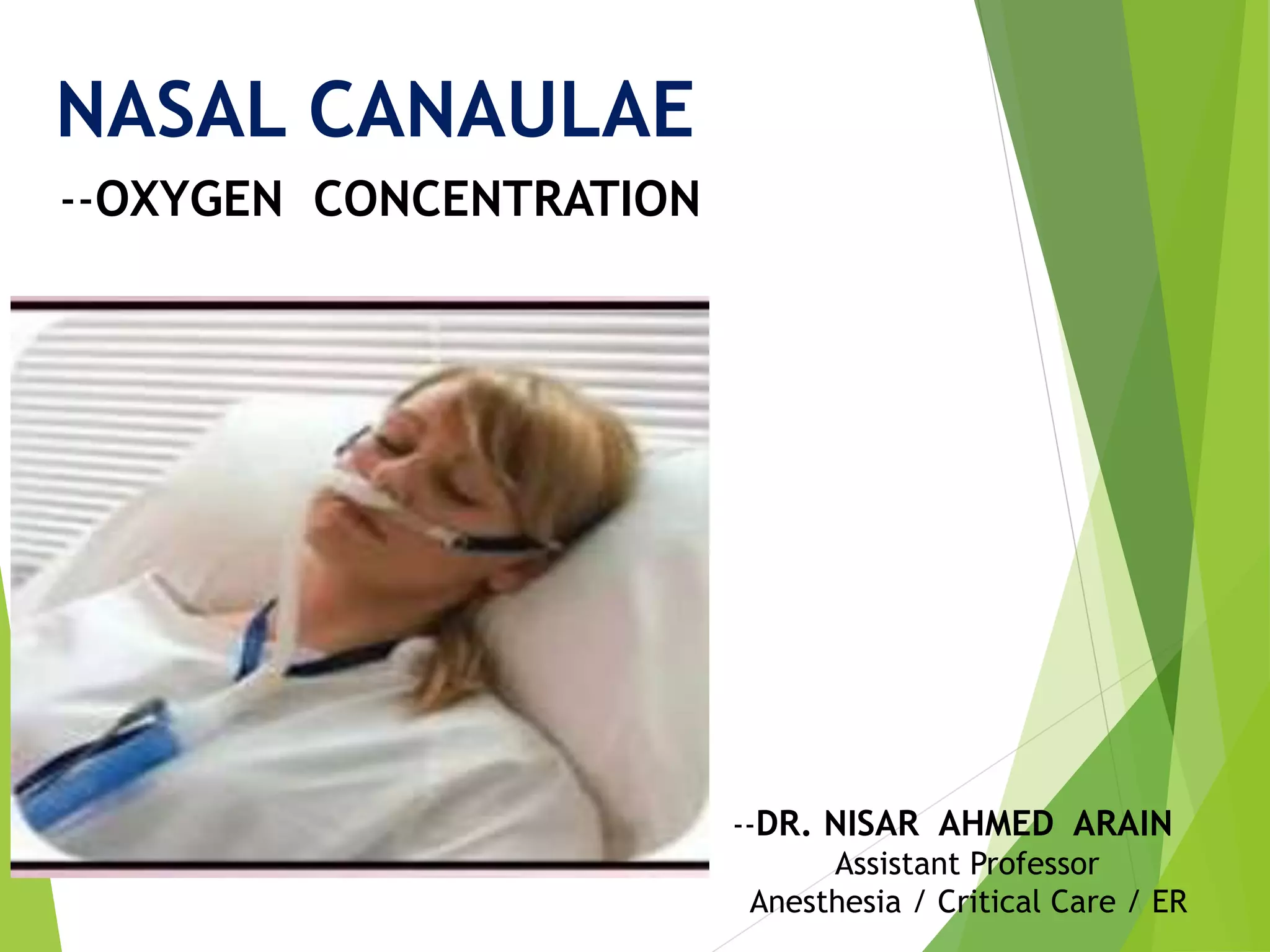 #Nasal canulae | PPTX