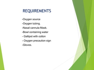 #Nasal canulae | PPTX