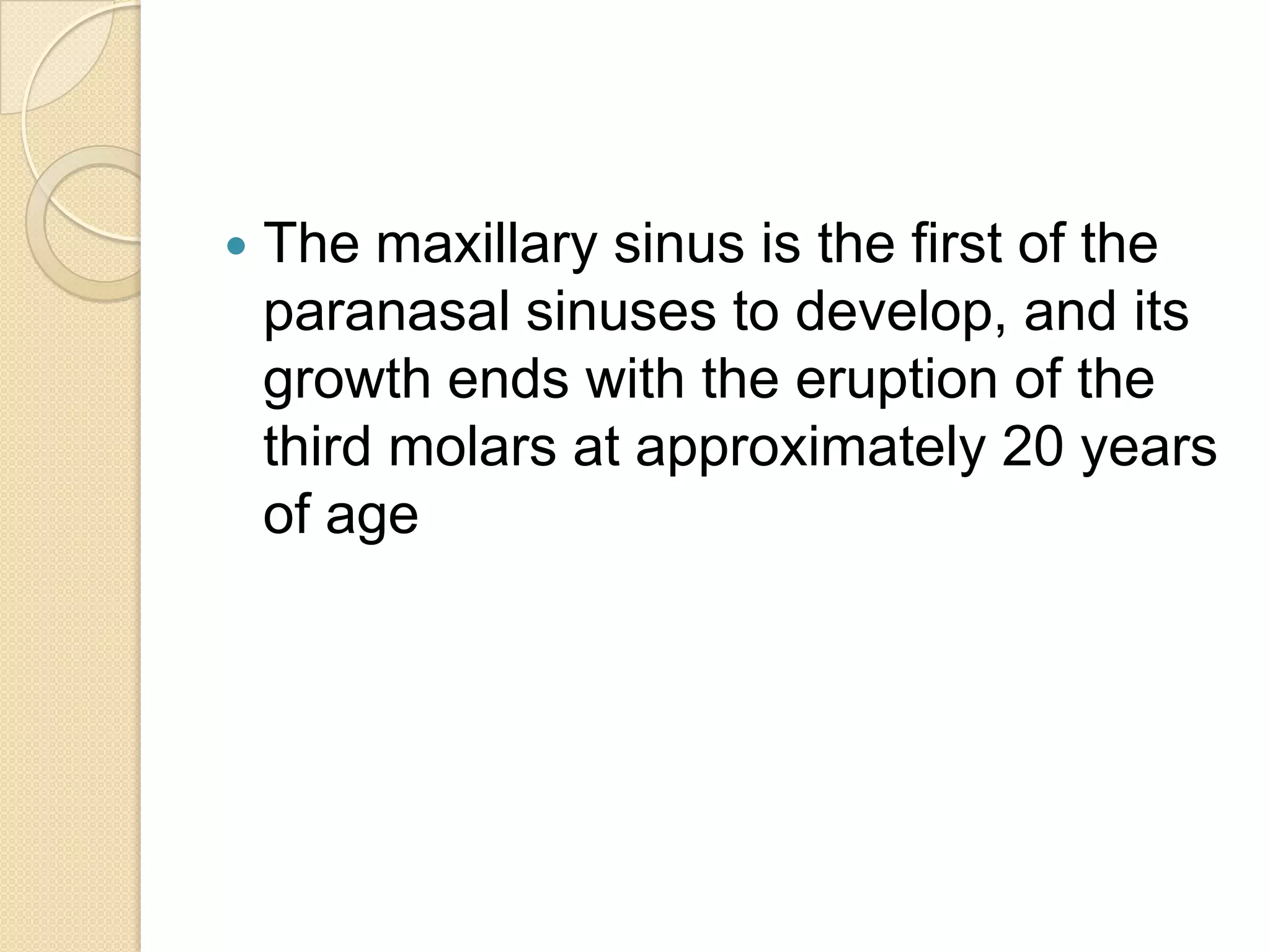 Nasal cavity and paranasal sinuses | PPTX