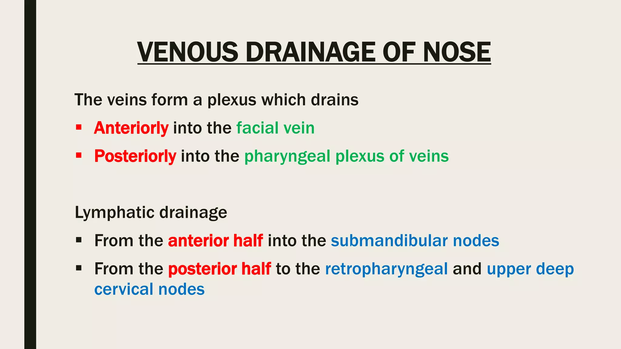 Nasal cavity and paranasal sinuses | PPTX