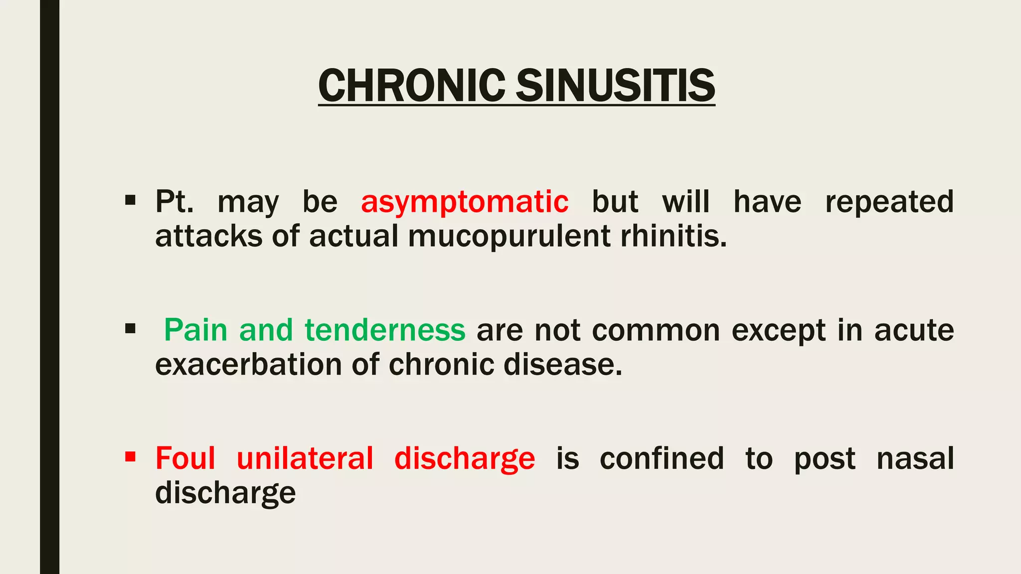 Nasal cavity and paranasal sinuses | PPTX