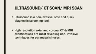 Nasal cavity and paranasal sinuses | PPTX