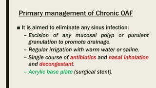 Nasal cavity and paranasal sinuses | PPTX