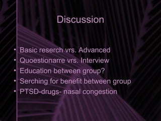 Nasal Compliance on Patients With PTSD | PPT
