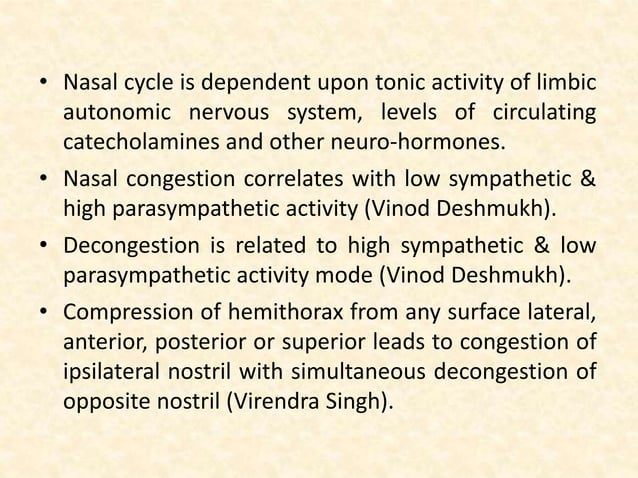 Nasal Cycle and its Therapeutic Applications: A Yogic Perspective ...