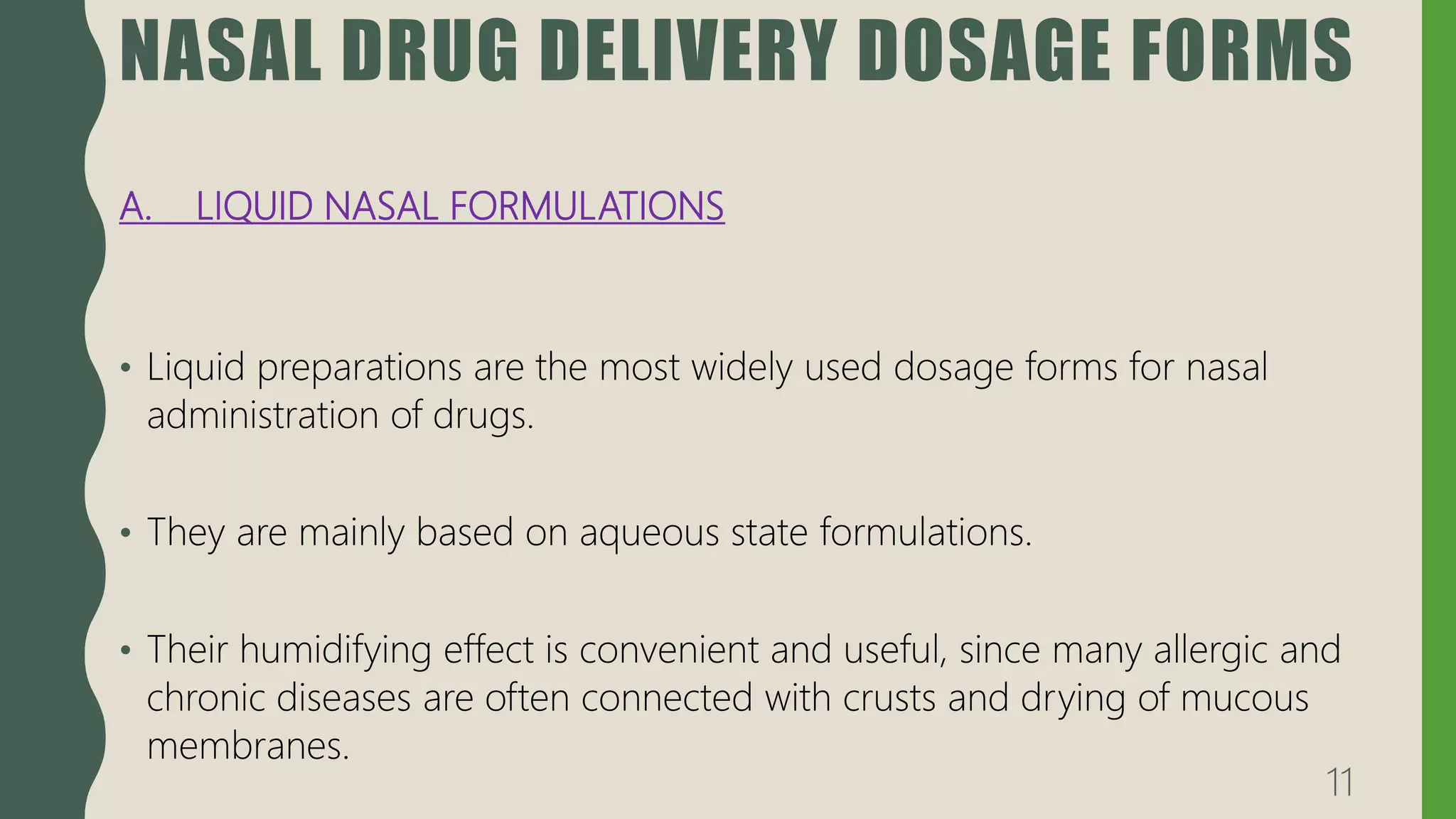 Intranasal drug delivery system | PPTX