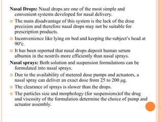 Nasal Drug Delivery .pptx