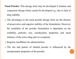 Nasal Drug Delivery .pptx